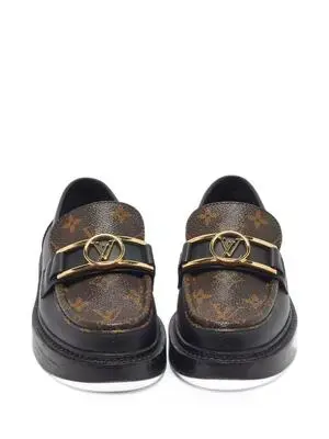 LOUIS VUITTON Academy Monogram Loafers
