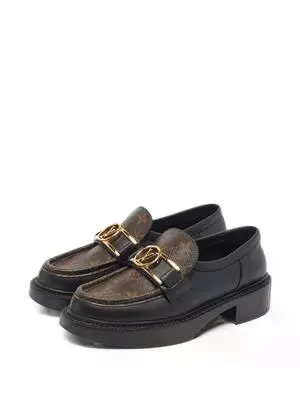LOUIS VUITTON Academy Monogram Loafers