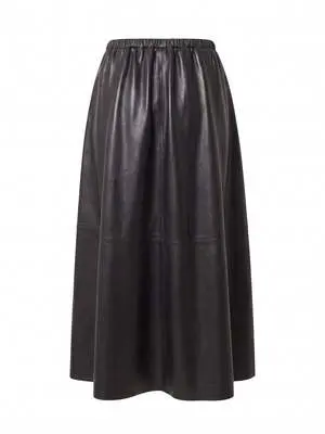 Alberta Ferretti Leather Skirt