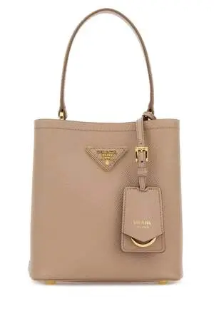 Prada Beige Leather Small Panier Handbag