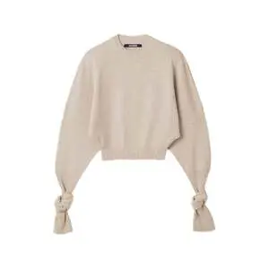 Jacquemus Neutrals Knitwear Jumpers