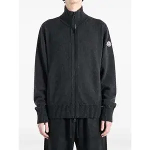 Moncler Grey Sweaters & Knitwear Cardigans