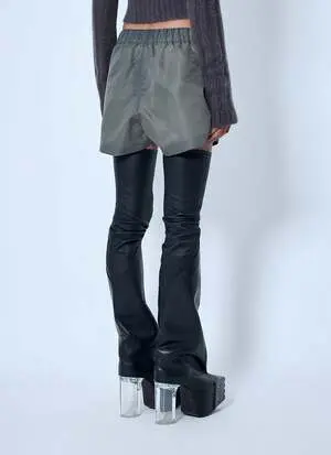 Rick Owens Elasticated Waist Shorts - Gray