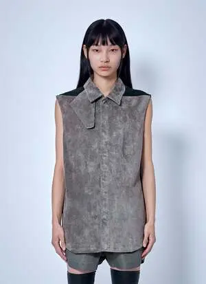Rick Owens Throat Latch Short Sleeves Shirt