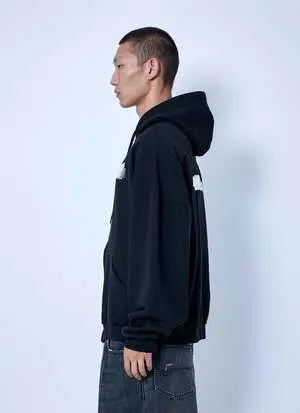 Balenciaga Large Zip-up Hoodie