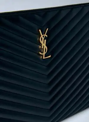 Saint Laurent Cassandre Matelassé Document Holder