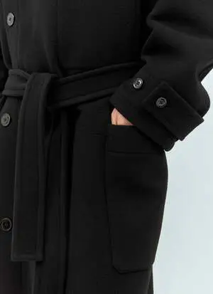 LEMAIRE Wrap Wool Coat