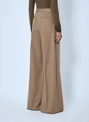 Max Mara Herringbone Wide-leg Trousers