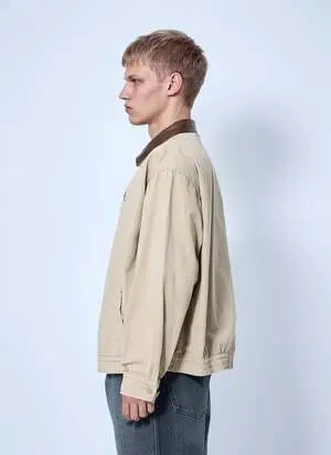 Prada Zip-up Jacket With Contrast Collar