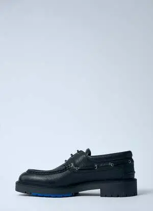Burberry Leather Raft Boat Shoes