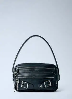 Acne Studios Camero Party Belts Shoulder Bag - Black
