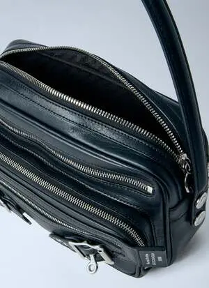 Acne Studios Camero Party Belts Shoulder Bag - Black