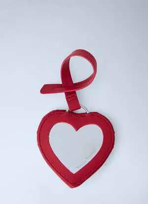 VIVIENNE WESTWOOD Heart Mirror Charm Keyring