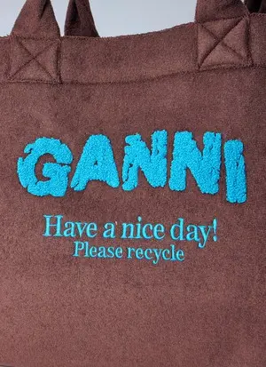 GANNI Xxl Reversible Tote Bag
