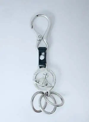 VIVIENNE WESTWOOD Orb Medallion Keyring - Silver