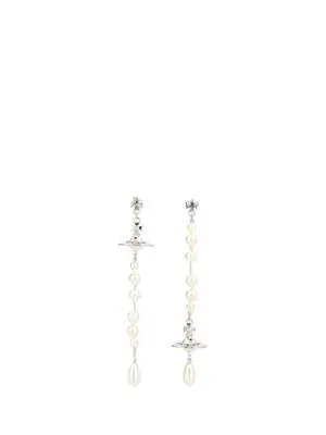 VIVIENNE WESTWOOD Broken Pearl Earrings
