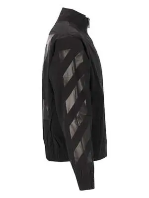 Off-White Glossy Arrow Sports Jacket