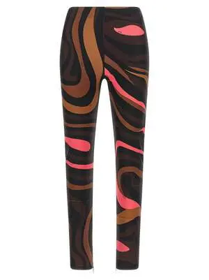 Emilio Pucci Marmo' Leggings - Brown