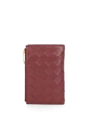 Bottega Veneta Medium Bi-fold Braided Wallet