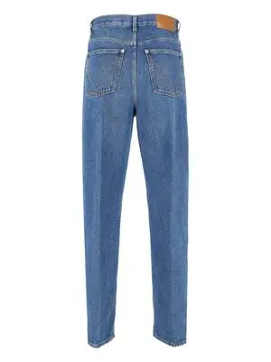 Bottega Veneta Medium-indigo Wide-leg Jeans