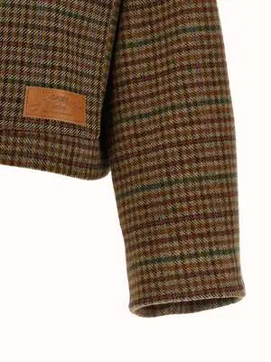 GANNI Check Twill Jacket