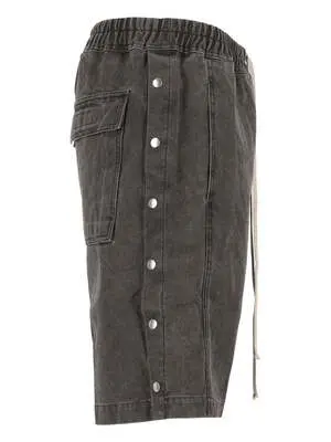 Rick Owens Straight-leg Cotton Canvas Pusher Shorts