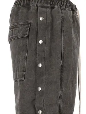 Rick Owens Straight-leg Cotton Canvas Pusher Shorts