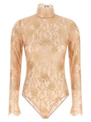 Valentino Garavani Lurex Lace Bodysuit