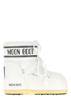 Moon Boot Nylon Icon Low Ankle Boots - White
