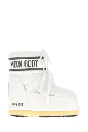 Moon Boot Nylon Icon Low Ankle Boots - White