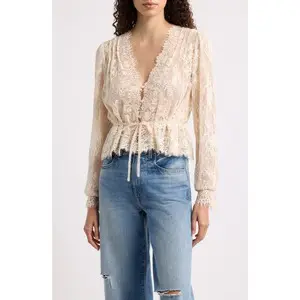 DÔEN Amaline Lace Top - Candlelight