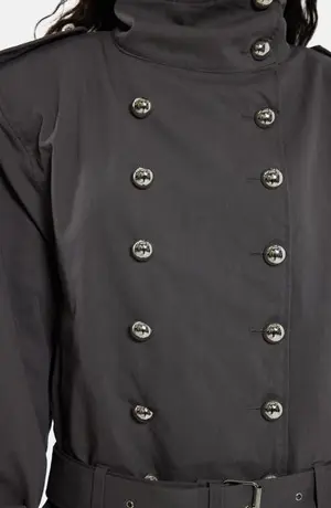 JADED LONDON Oversized Short Trench Coat