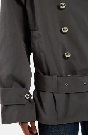 JADED LONDON Oversized Short Trench Coat
