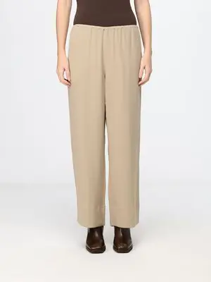 TOTEME Wide-leg Viscose Trousers With Elasticated Waist - Grey