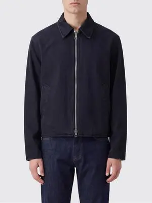 Our Legacy Organic Cotton Shirt Jacket With Classic Collar And Zip Closure - Black