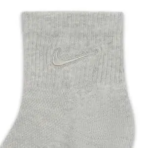 Nike Everyday Elevated Ankle Socks 'grey Mixed