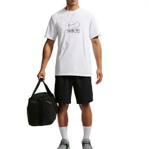 Nike Hyverse Dri-fit Uv Protection T-shirt 'white Black