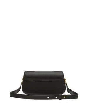 AMI Paris Cowhide Leather Paris Shoulder Bag