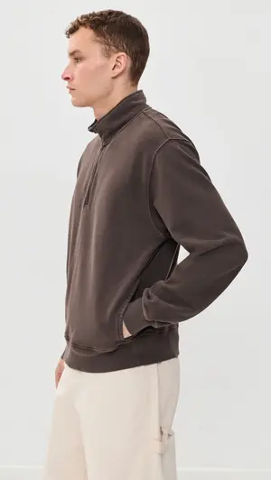 Madewell New Mccarren Funnel Zip Sweatshirt