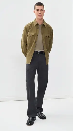 Madewell Herringbone Fatigue Loose Fit Pants
