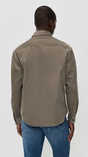 FRAME Micro Corduroy Shacket