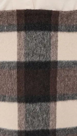 Theory Wool Blend Mini Skirt