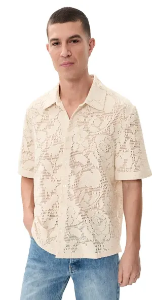 Simkhai Conrad Shirt - Sand