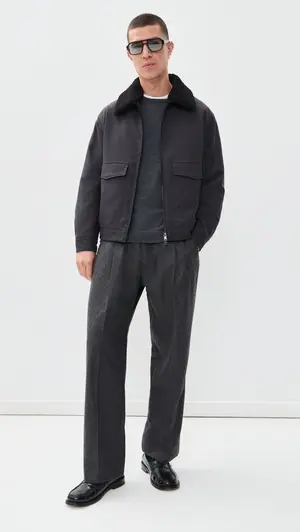 Theory Zip Aviator Jacket
