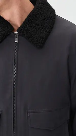 Theory Zip Aviator Jacket