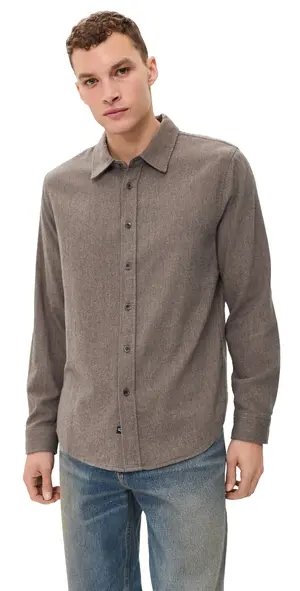 Rails Cliff Shirt - Saddle Herringbone