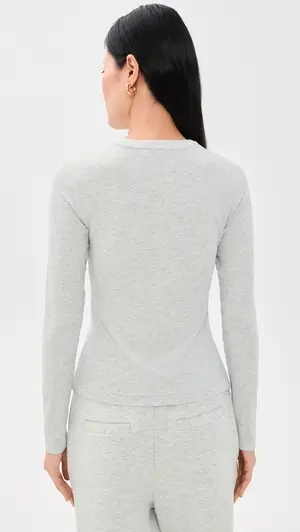 Varley Kesia Long Sleeve Henley Top