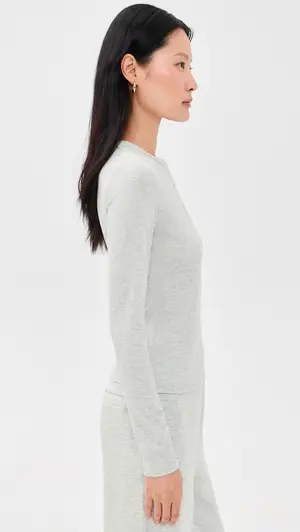 Varley Kesia Long Sleeve Henley Top