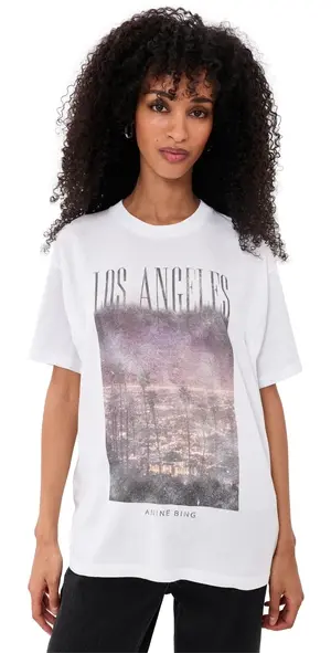 ANINE BING Cade Los Angeles Tee