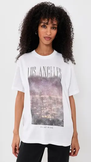 ANINE BING Cade Los Angeles Tee